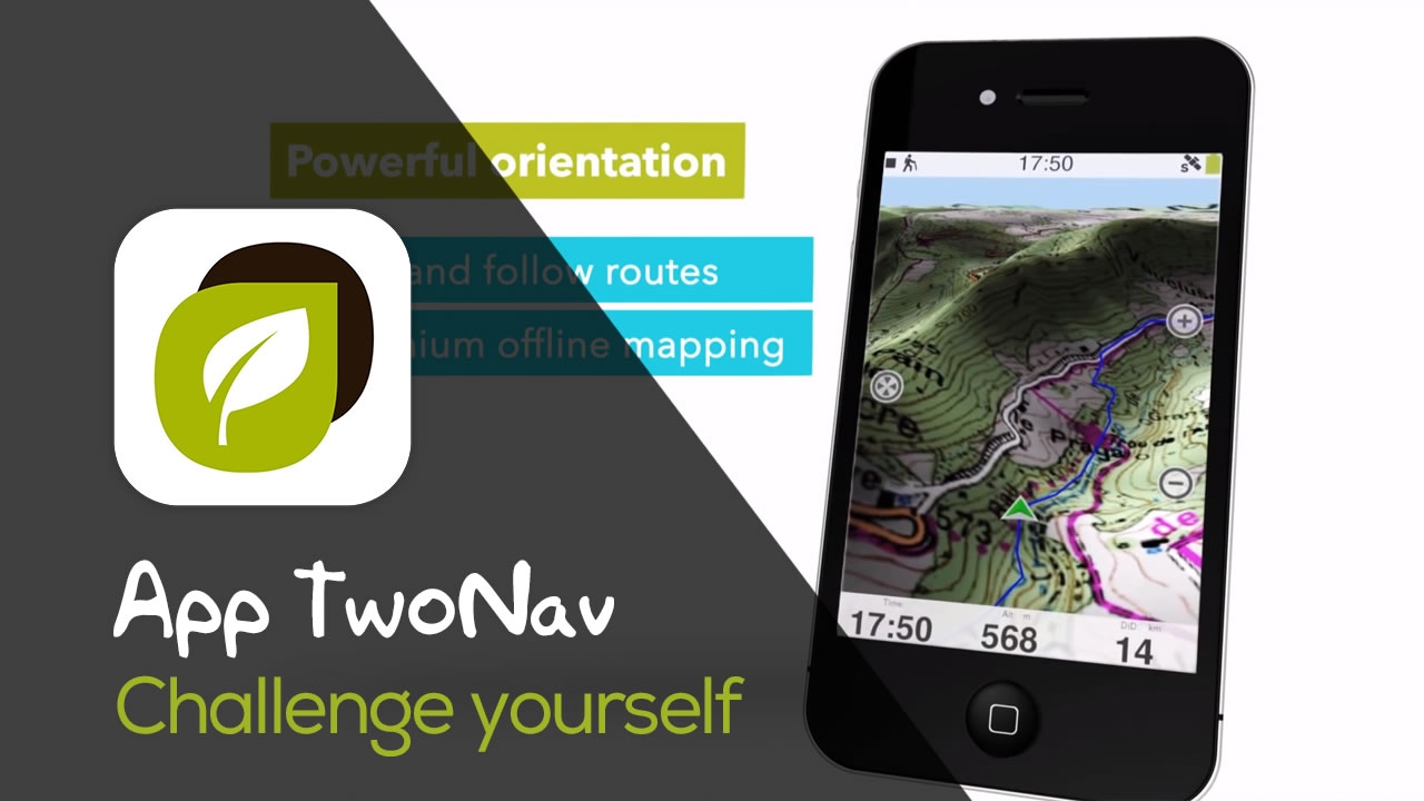 APP TwoNav para deportes outdoor, orientación, análisis, mapas...