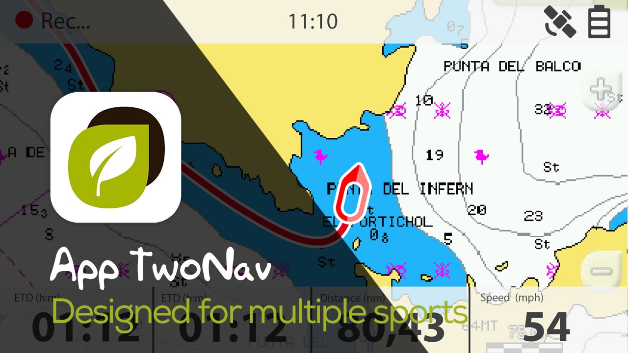 APP TwoNav para deportes outdoor, orientación, análisis, mapas...